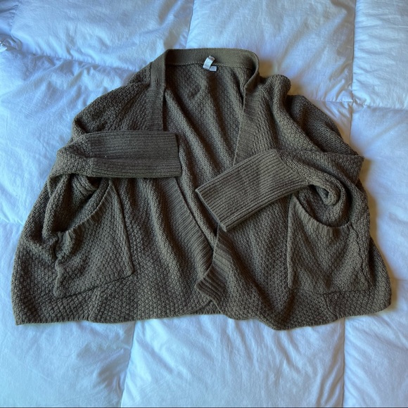 Mind Code | Sweaters | Mind Code Knit Drop Shoulder Open Front Cardigan ...